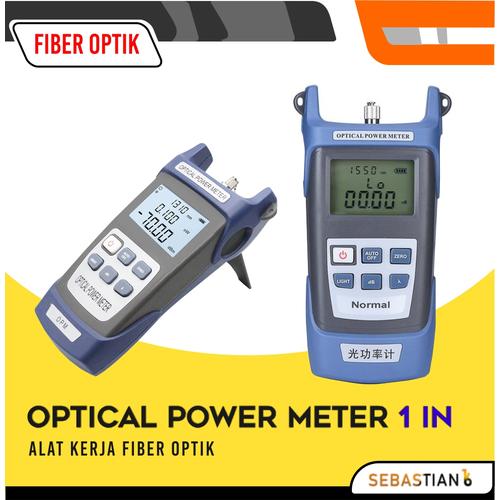 Jual Fiber Optik OPM Fo Optica Power Meter Alat Ukur Redaman Kabel ...