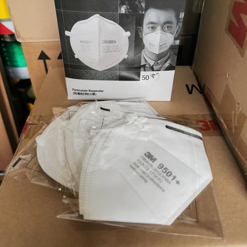 Jual Masker 3M 9501+ Earloop Particulate Respirator - Mask P2 Original ...