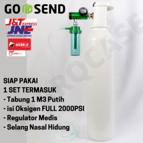Jual Tabung Oksigen 1 M3 Set BRIKUT ( ISI O2 + Reg. Portable) - Reg. Biasa - Jakarta Barat ...
