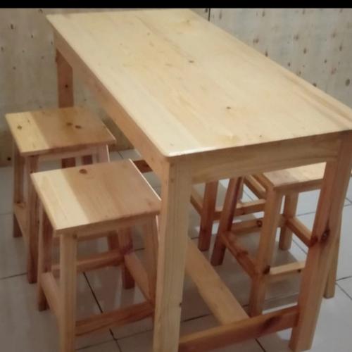 Jual meja makan/meja bakso mie ayam 1 set 4 bangku - Jakarta Barat ...