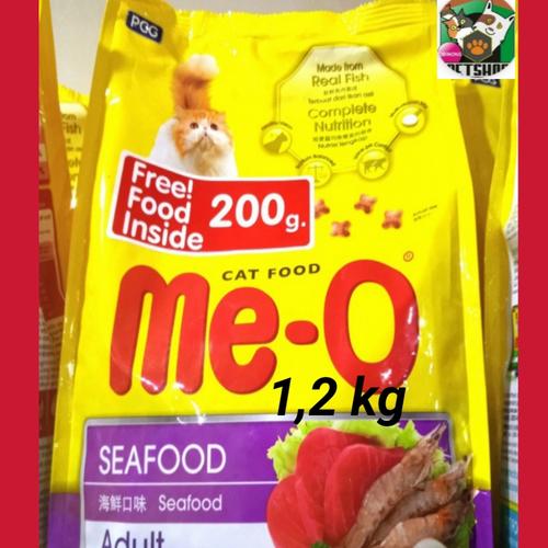 Jual Me-O Meo Seafood 1,2kg / Meo Adult Seafood 1,2kg Freshpack Or Cat ...