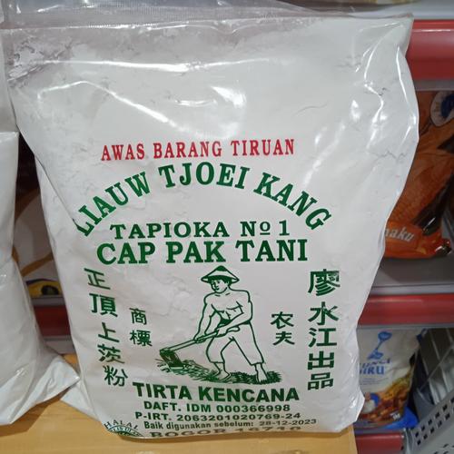 Jual Tepung Tapioka Liauw Tjoei Kang Cap Pak Tani Kemasan 1 KG - Kota ...