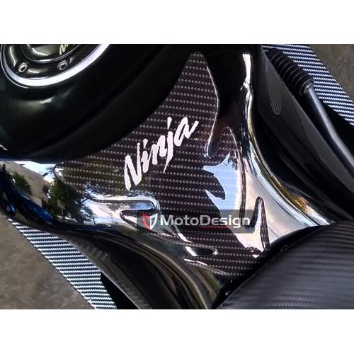 Jual Stiker Timbul Tank pad Protector Tangki Ninja RR ZX Old New - LOGO ...
