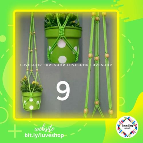 Jual Tali pot gantung / Macrame talipot hiasan dinding / talikur - Kab ...