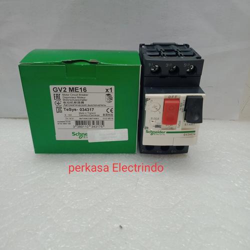 Jual Motor Circuit Breaker Schneider GV2ME16 / GV2ME 16 - Jakarta Pusat ...