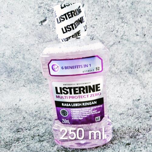 Jual listerine / listerin multi protect zero 250ml - ungu - Kota ...