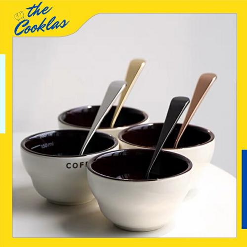 Jual COFFEE CUPPING SPOON & BOWL SCAA STANDARD Sendok Mangkok Cupping ...