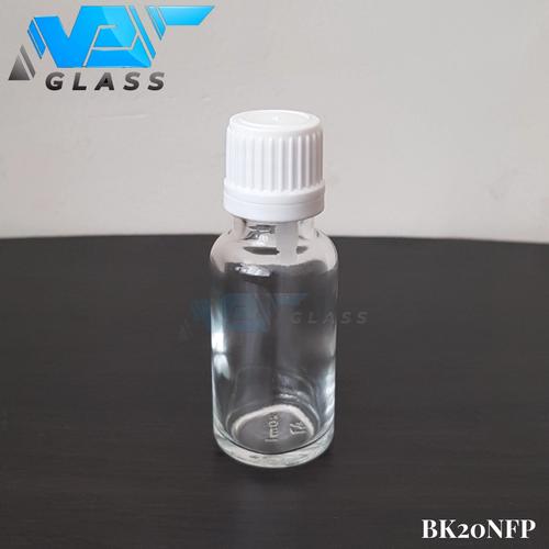Jual botol kaca 20ml bening tutup filler putih - Kota Bekasi - Nala ...