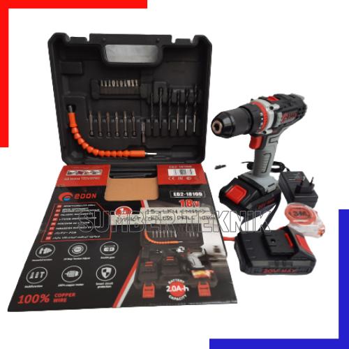 Jual IMPACT CORDLESS DRILL MERK EDON ED2-1810D - Kab. Sukoharjo ...
