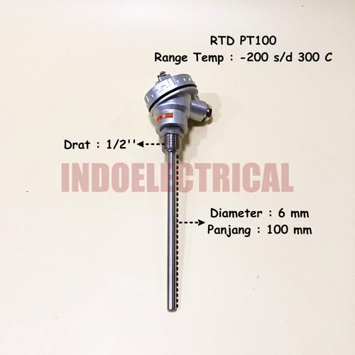 Jual RTD PT100 ( 6 x 100 MM ) - L 100 MM - Kab. Sidoarjo ...