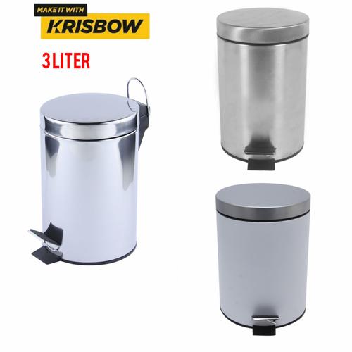 Jual Krisbow Tempat Sampah Pedal 3 Liter Non Softclose - Jakarta Timur - ACC STORE47 | Tokopedia