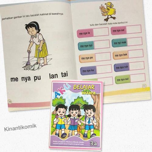Jual Aku Belajar Aksara 1a 1b 2a 2b 3a 3b (Satuan) - AKSARA 3A - Kota ...