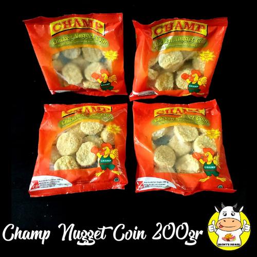 Jual CHAMP Nugget Ayam Coin 200Gram Frozen Food - Disass Jogja - Kota ...