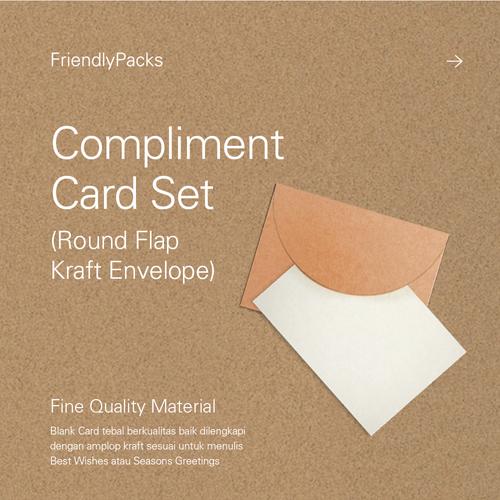 Jual Compliment Card Set - Blank Card & Envelope / Kartu Ucapan Kosong ...