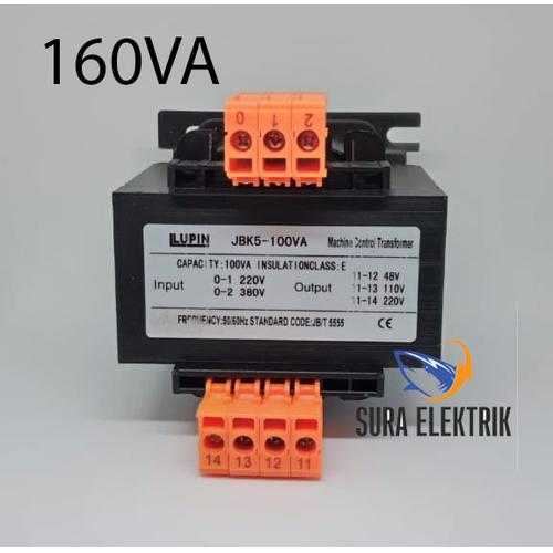 Jual Voltage Trafo Transformer Step Down JBK 160VA Input: 380/220V Lupin - 36V/24V/12V - Kota ...