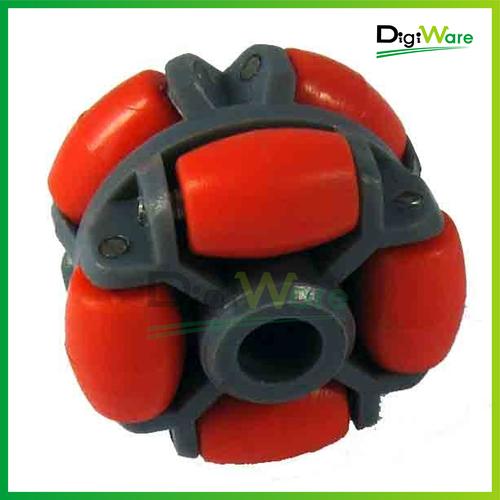 Jual Roda Omni Wheel Plastik 40mm Double Merah Abu - Hub Only - Kota ...