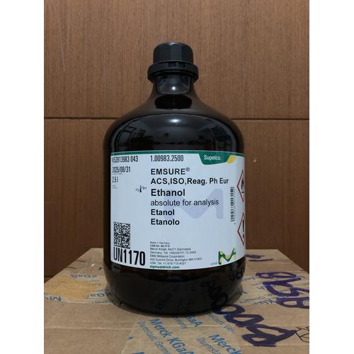 Jual Ethanol Absolute 2.5 Liter | Ethanol 99% Merck 1.00983.2500 - Kab. Bandung - ZAR Scientific ...