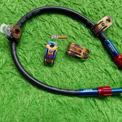 Jual BRACKET KLEMAN SELANG REM TITANIUM BURN ORIGINAL MUFAC THAILAND ...