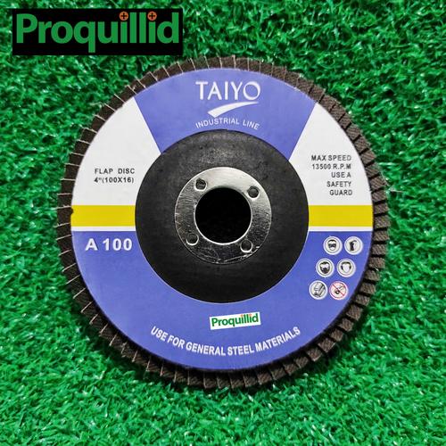 Jual MATA GERINDA TAIYO AMPLAS SUSUN FLAP DISC 4 INCH GRIT A100 A 100 ...