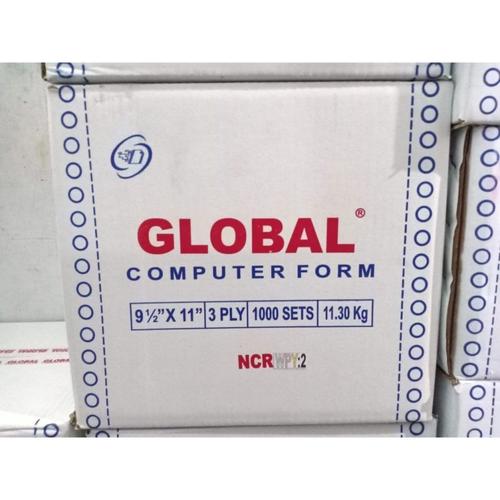 Jual KERTAS KOMPUTER/CONTINUOUS FORM 91/2 X11:2" 3PLY WPY NCR - GLOBAL ...