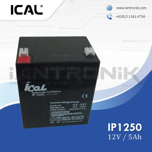 Jual Baterai ICAL 12V 5Ah IP1250 VRLA UPS / Panel Surya AKI Kering ...