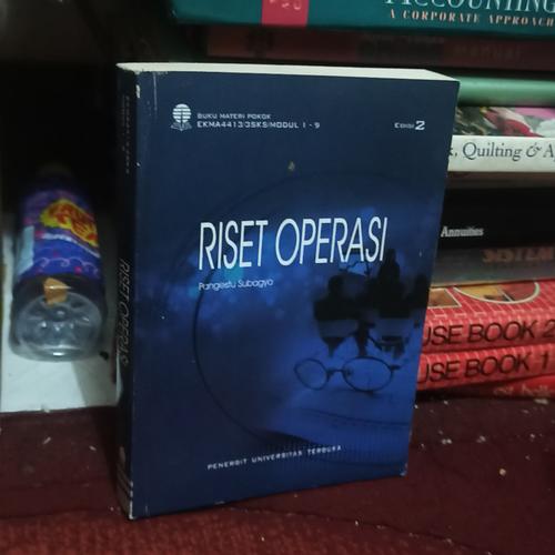 Jual original riset operasi Pangestu Subagyo edisi 2 - Kab. Bogor - indahbookstore | Tokopedia