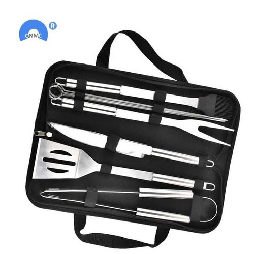Jual ALAT BBQ FULL SET 6 TOOL PLUS 4 TUSUK SATE STAINLESS STEEL PREMIUM ...