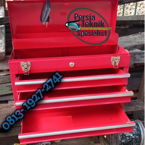 Jual Tool box Portable 3 Laci Tool box 3 susun Metal Case - Jakarta ...