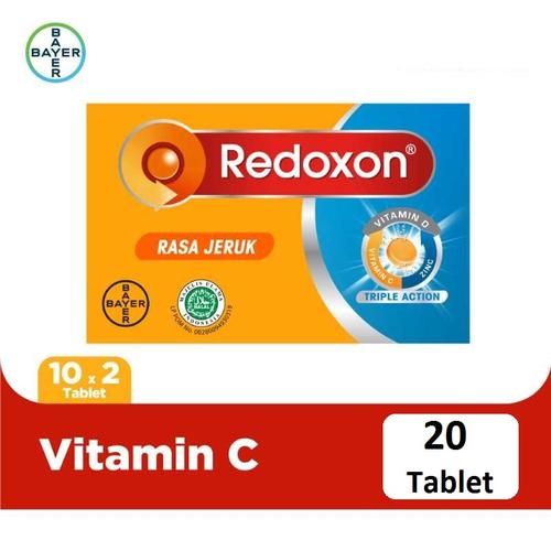Jual Redoxon Triple Action isi 20 Tablet - Redoxon isi 20 - Vit C ...