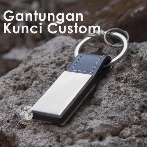 Jual Gantungan Kunci stainless steel custom grafir nama, logo atau ...