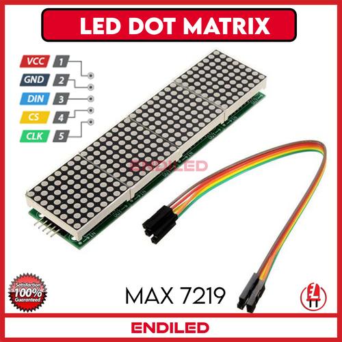 Jual Led dot matrix max 7219 Module 8x8 4in1 - Kota Bekasi - EndiLed ...