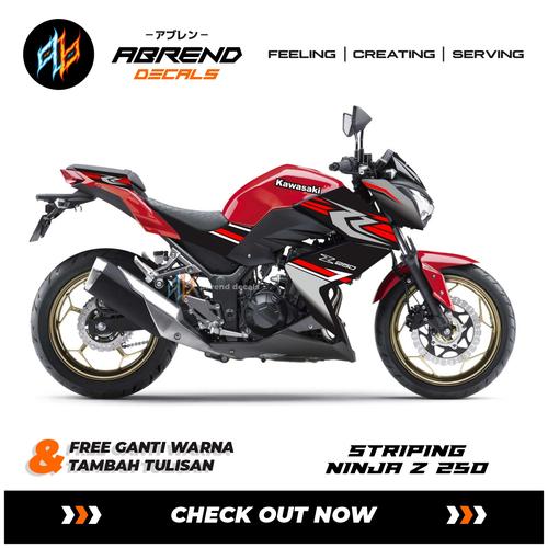 Jual STRIPING NINJA Z 250 / STIKER MOTOR KAWASAKIN NINJA Z250 - Kab ...