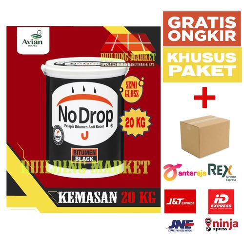 Jual BITUMEN BLACK WATERPROOFING CAT PELAPIS BITUMEN NO DROP 20 KG ...