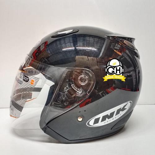 Jual HELM INK HALF FACE INK CENTRO ORIGINAL 100% INK CENTRO JET SOLID ...