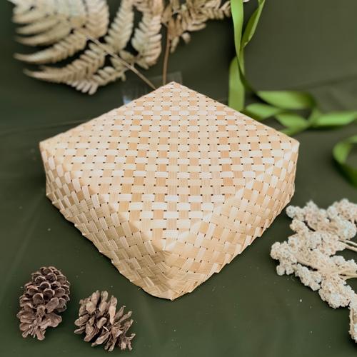 Jual Frameless BESEK BAMBU EXCLUSIVE 20x20x6 - Tanpa Bingkai - Hampers ...