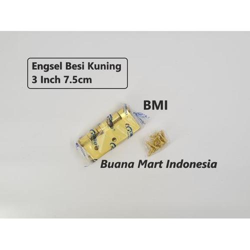 Jual Engsel Besi Gomeo 3 Inch Kuning 7.5cm | Engsel Jendela | Engsel ...