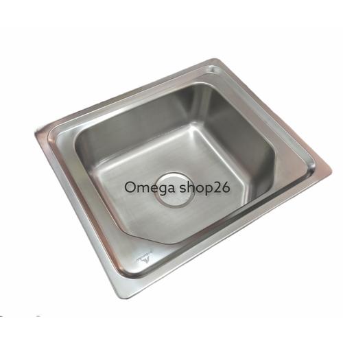 Jual Tempat cuci piring 1 lobang / sink stainless wastafel 52x43cm ...