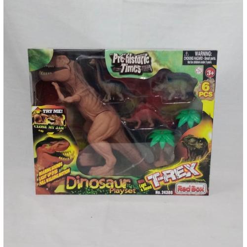 Promo Mainan Redbox Pre-Historic Walking T-Rex Playset 24386 Light ...