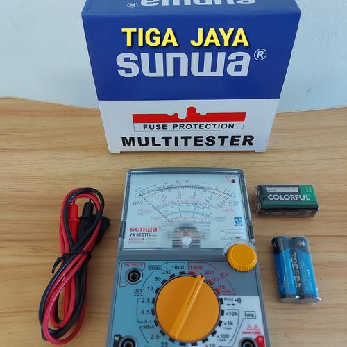Jual Multi Tester Avometer Analog Sunwa Dos Biru YX 360 TRE-BL Bkn ...