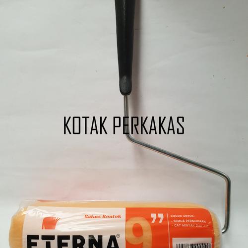 Jual Kuas Cat Roll Tembok Copot / Roller Cat ETERNA 9" inch per 2 lusin ...
