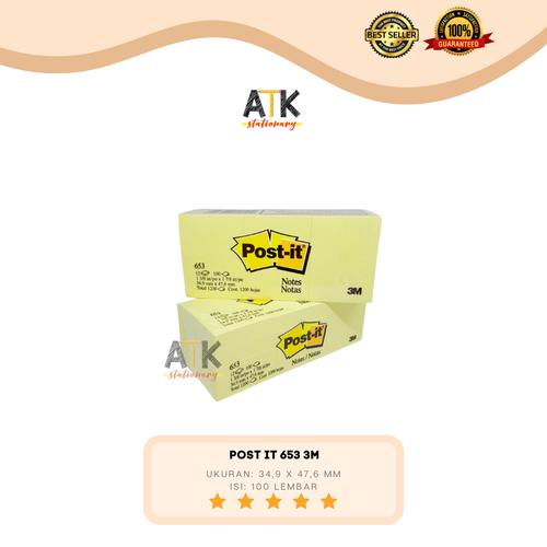 Jual Post It 653 3M Yellow atk - Jakarta Utara - atkstationary | Tokopedia