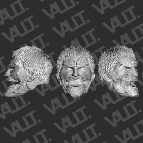 Jual 1/12 Custom AoT Attack on Titan Armored SHF Mezco Mafex HS Head ...