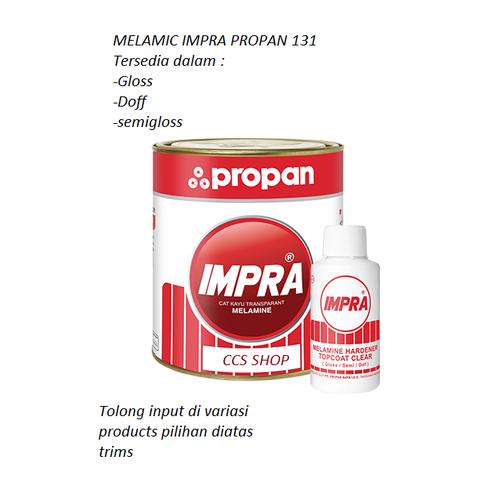 Jual Melamic Impra Propan 131 (Gloss / Doff / Semi ) (2komponen) - Semi ...