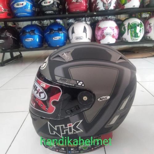 Jual NHK HELM TERMINATOR RACING GPPRO BLACK SILVER DOFF ORIGINAL - Kab ...