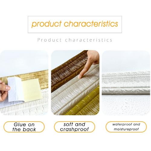Promo Wallpaper List Lis Profil Border Foam Stiker 3d Ukuran 230 Cm X