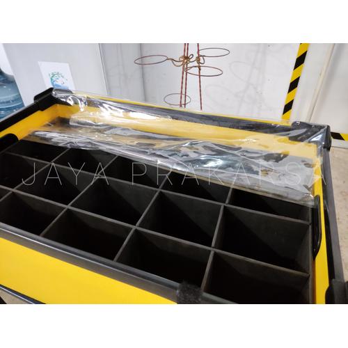 Jual Box Kotak impraboard partisi 20 lubang dengan cover mika - Hitam ...