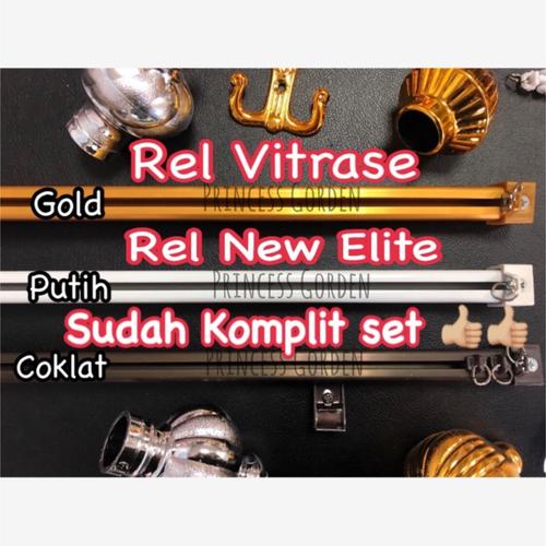 Jual Rel elit / rel vitrase elite / tiang vitrase elit / rel gorden ...