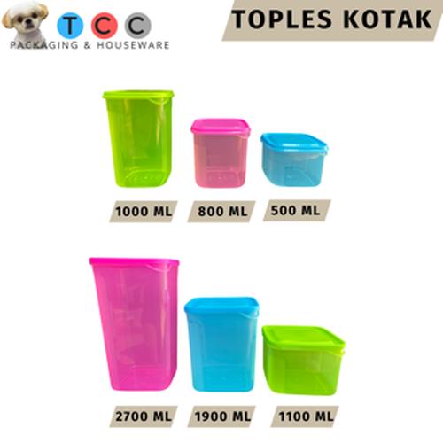 Jual Toples Kotak Container Zayn KMP Mutiara Plastik Kecil Sedang Besar ...