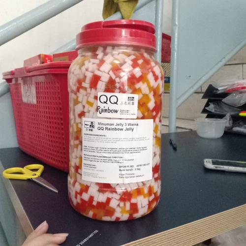 Jual QQ Rainbow Jelly ITPIN Topping Super Quality/Jeli Pelangi Premium3 ...