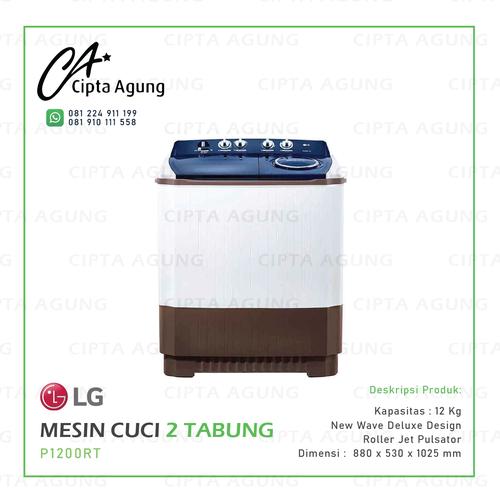 Promo MESIN CUCI 2 TABUNG 12 KG 14 KG LG P1200RT P1400RT TWIN TUB [BDG ...